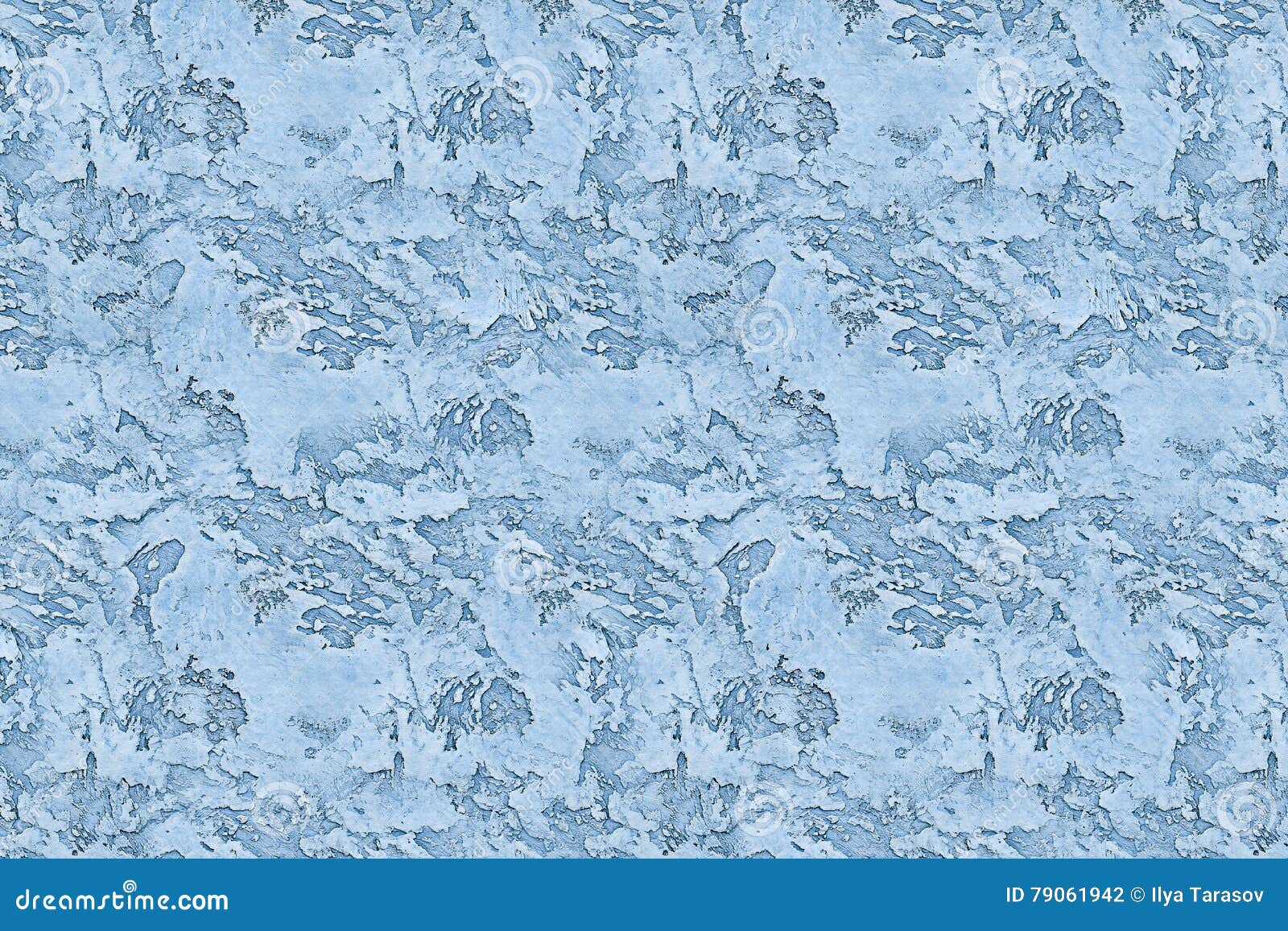 Texture Of The Wall With A Blue Textured Plaster. Stock Photography ...