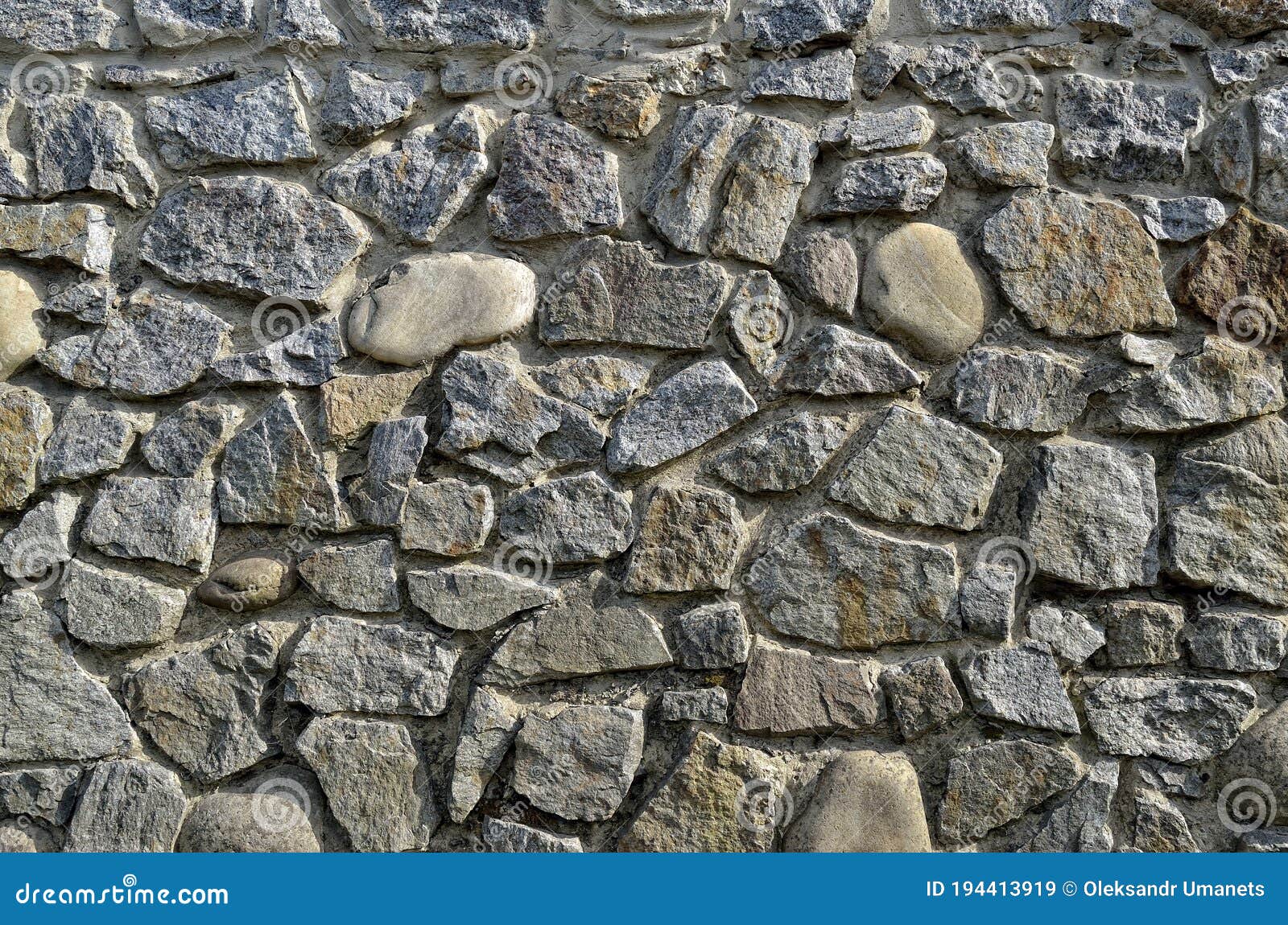 Texture of a Wall Built of Granite Stones Stock Image - Image of ...
