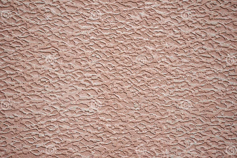 Texture of Wall with Decorative Rough Pink Putty Stock Photo - Image of ...