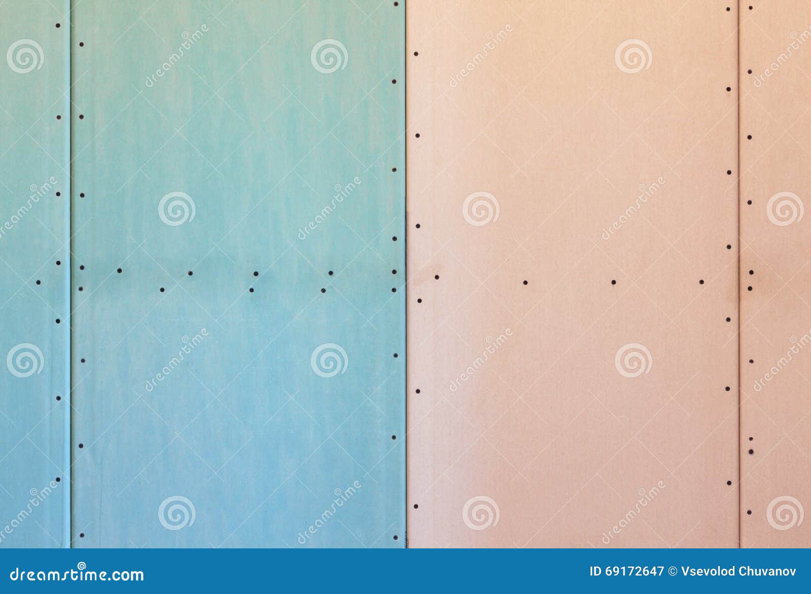 The Texture of the Wall with Drywall Screws Stock Image - Image of ...