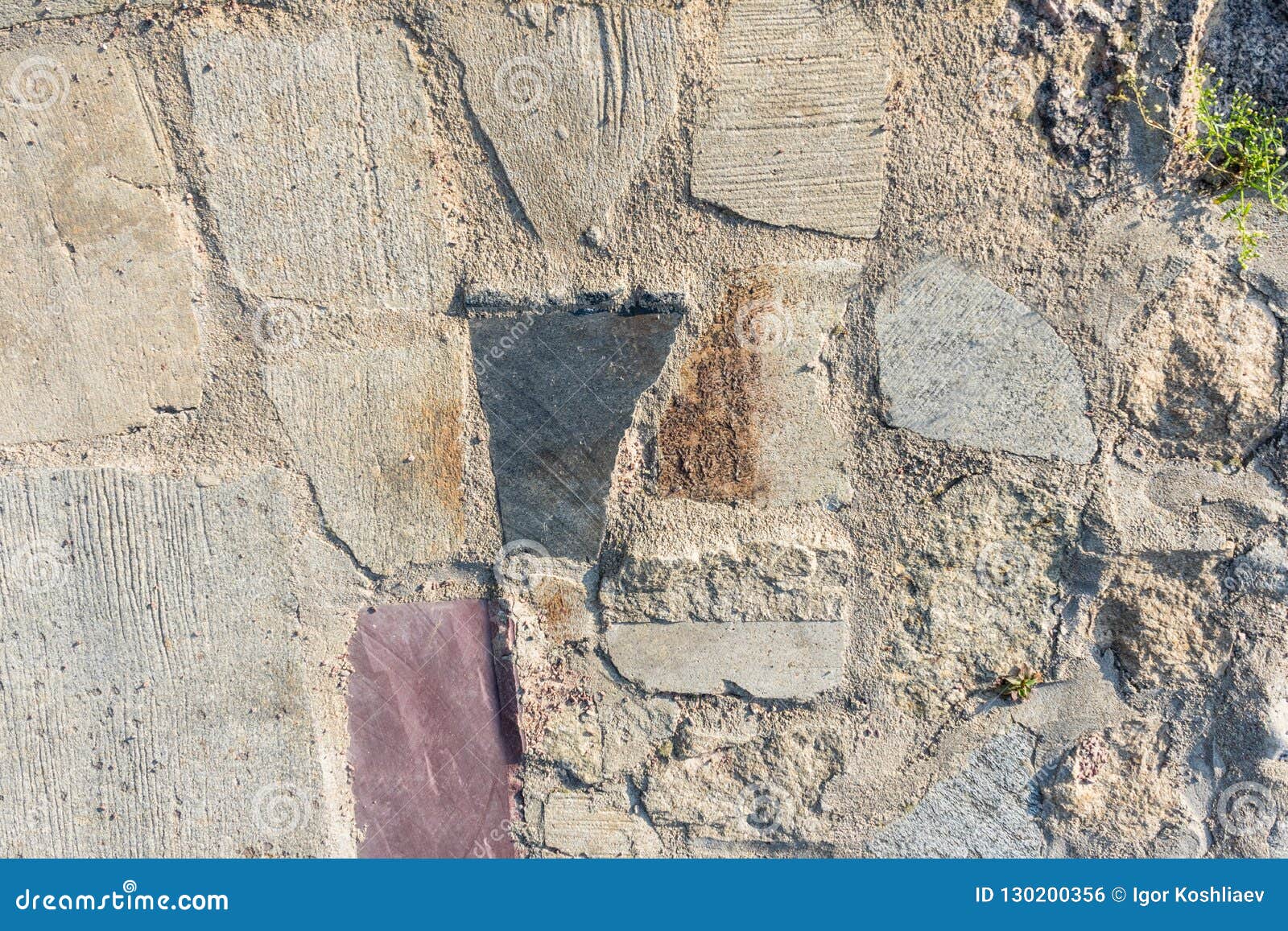 Texture of the Wall Lined with Natural Rough Stone Stock Photo - Image ...