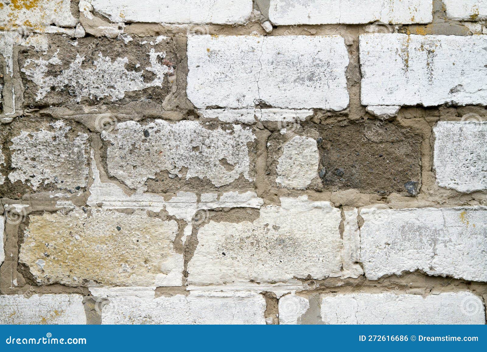The Texture of the Wall is Made of Old Gypsum Blocks. Stock Photo ...