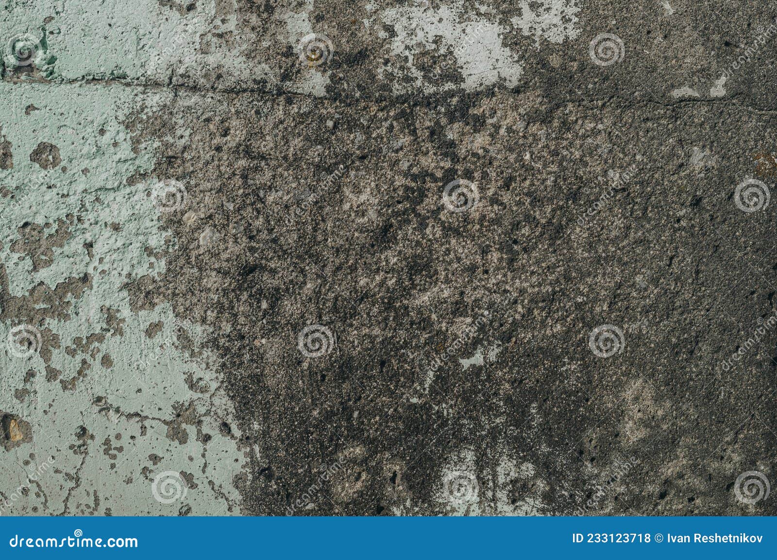 The Texture of the Wall of the Sea Pier. Affected by High Humidity ...