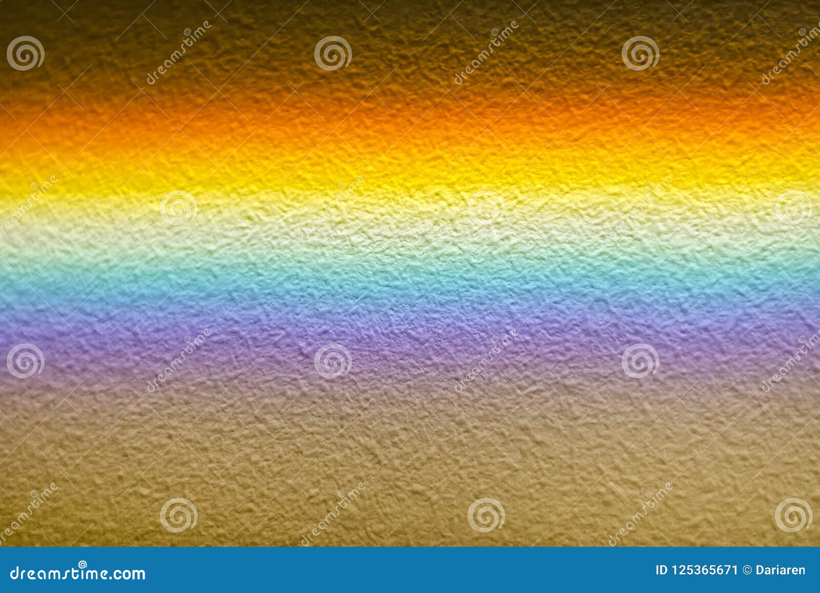 Spectrum of Light on the Textured Wall. Stock Image - Image of wall ...