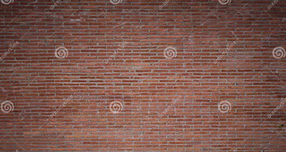 Texture of the Wall of Thin Long Red Bricks Stock Image - Image of thin ...