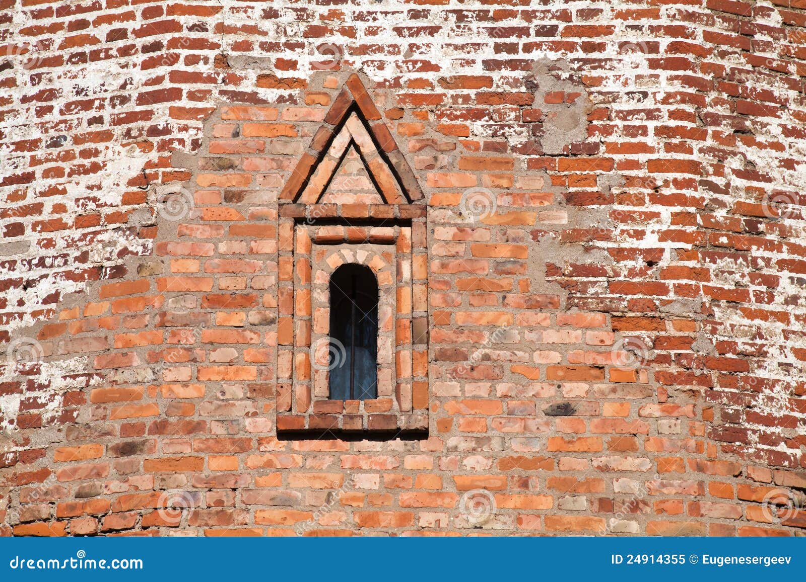 Texture of Wall with Window of Ancient Fortress Stock Image - Image of ...