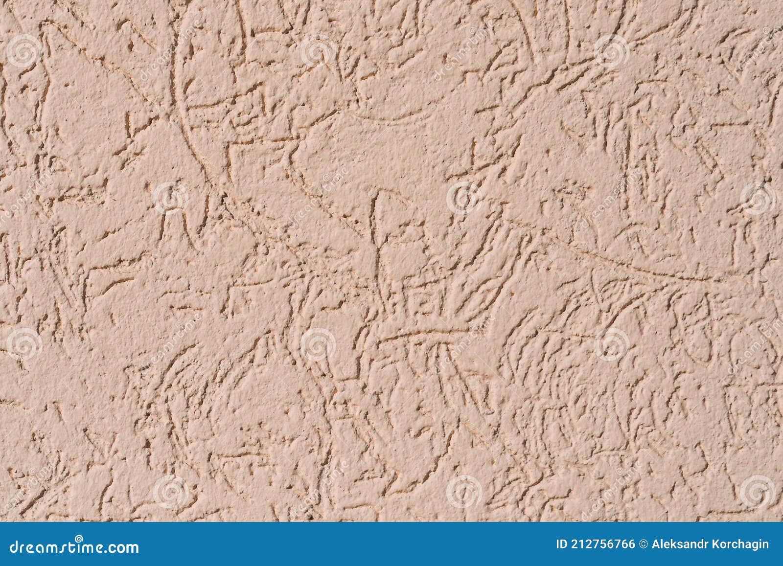 Texture Walls with Beige Textured Putty Stock Photo - Image of closeup ...