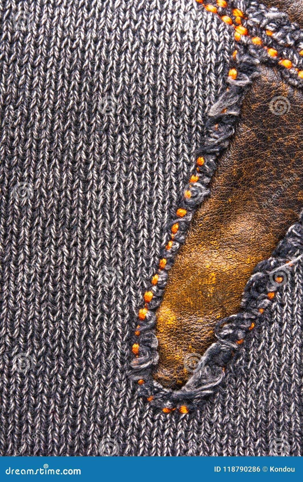 Texture of a Washed Thick Knit Fabric Stock Photo - Image of color ...