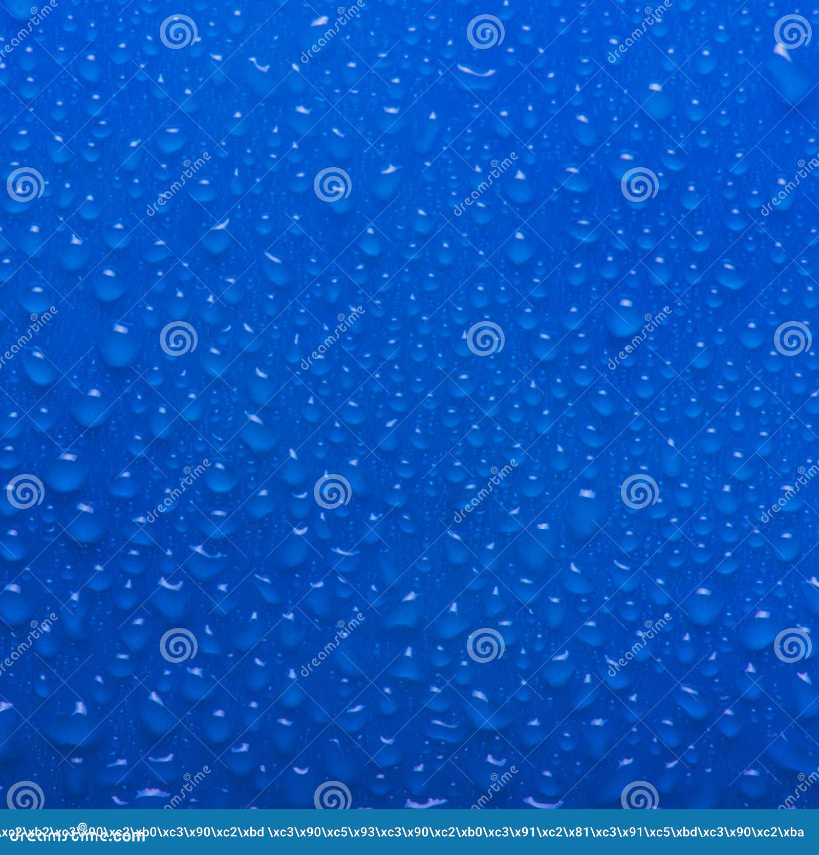 Texture of Water Droplets. Water Drops Close Up. Drops on the Surface ...