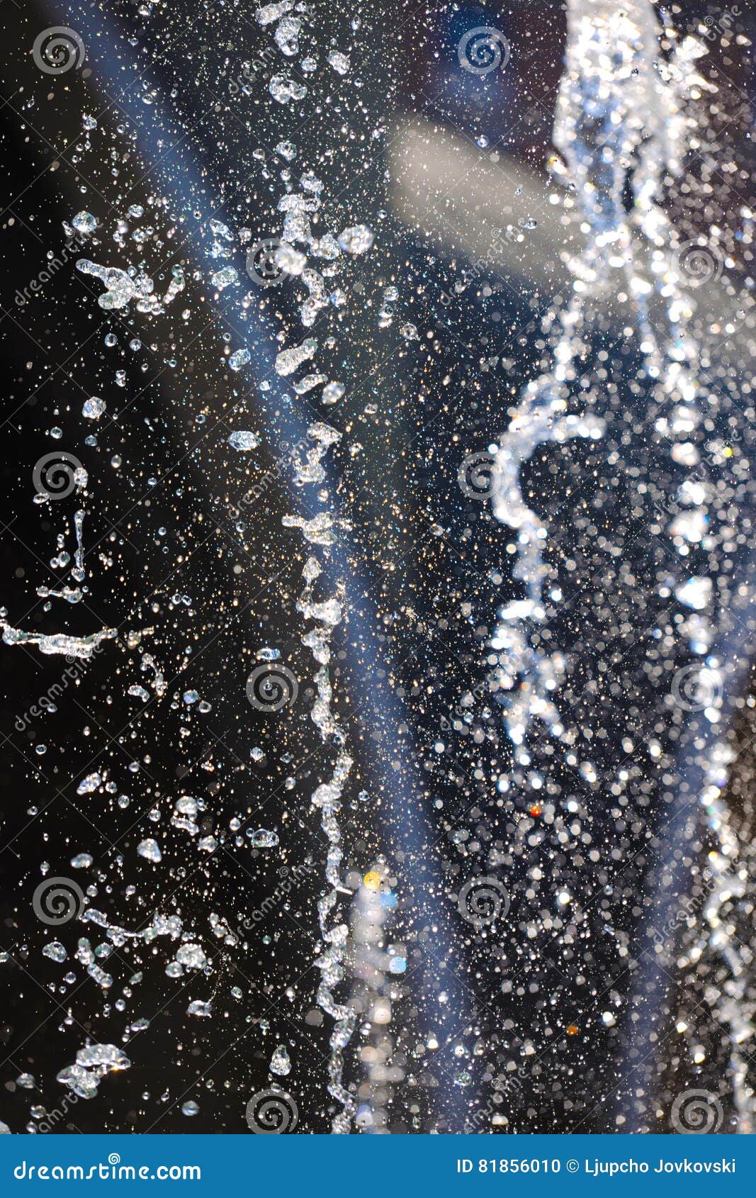 Texture of Water Drops of Fountain Stock Photo - Image of construction ...