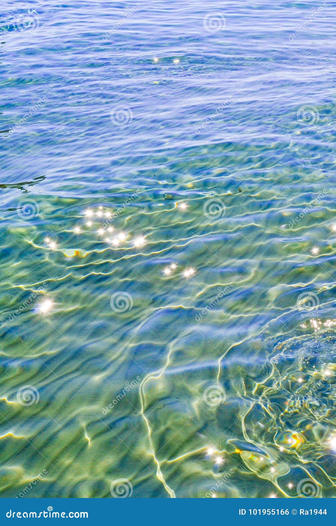 Texture of Water. Glare on the Surface of the Sea Stock Photo - Image ...