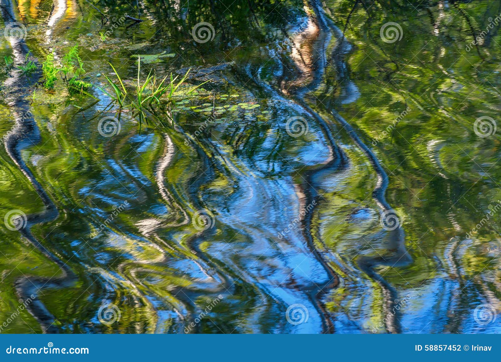 Texture Water Reflection Background Stock Photo - Image of summer ...