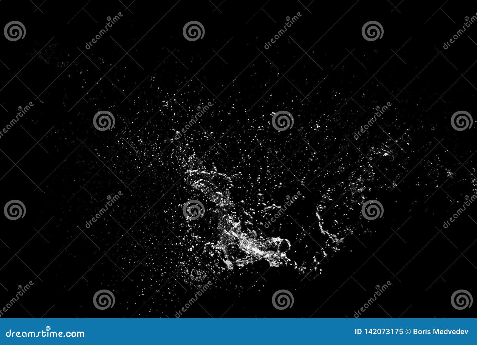 Water Spray Mist Of Atomizer Or Smoke, Paint Dust Particles. Modern ...