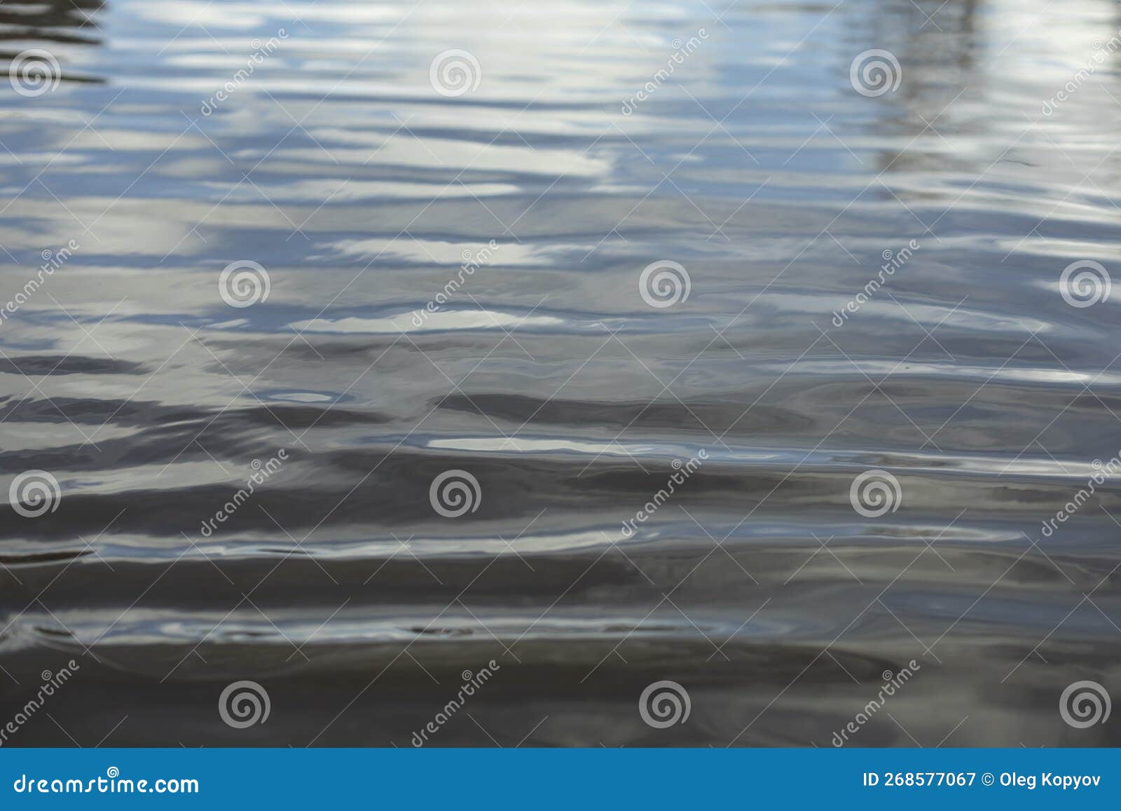 Texture of Water. Surface of Puddle Stock Image - Image of garbage ...