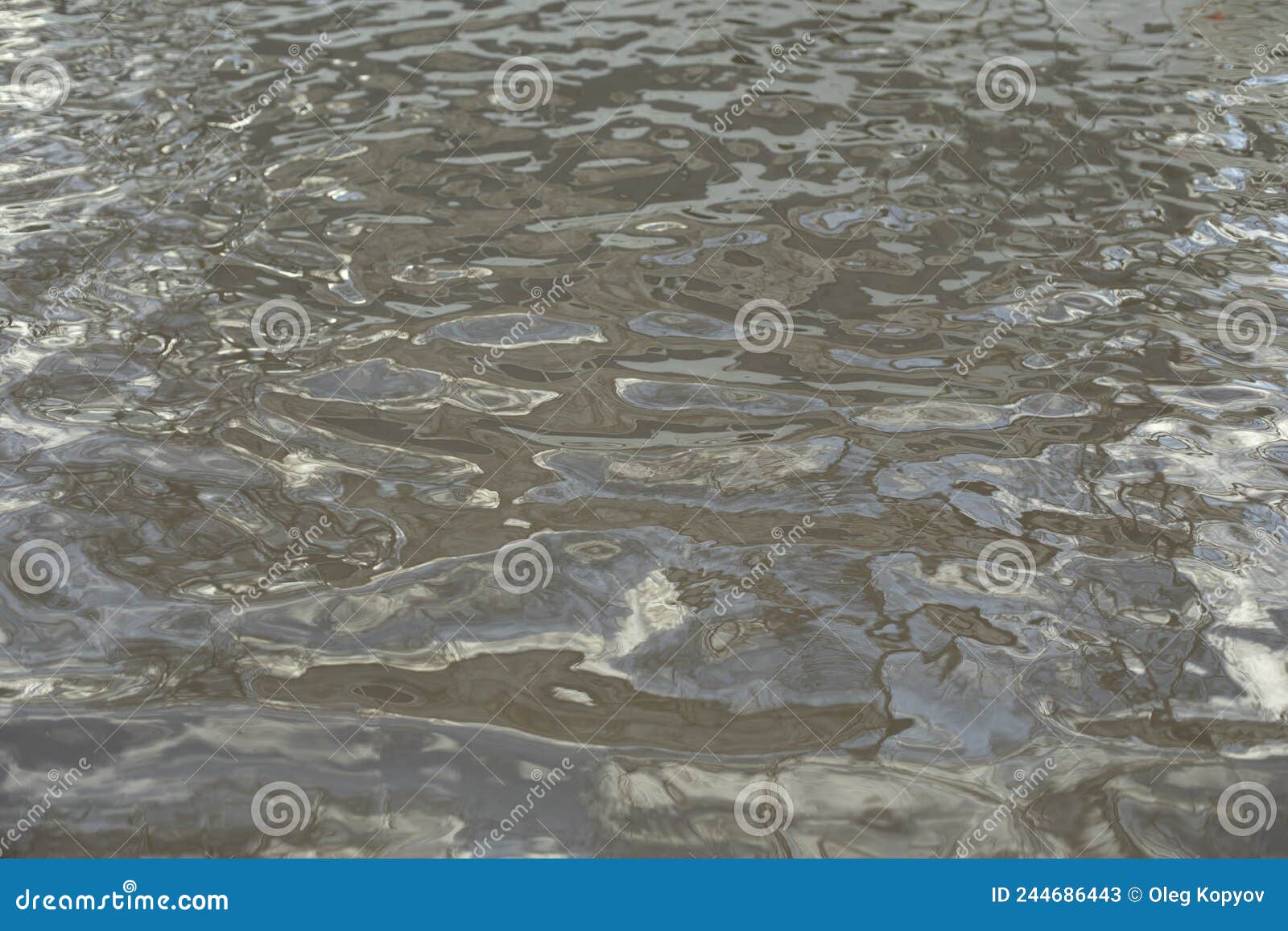 On The Surface Of The Puddle After Acidic Sulfur Rain Royalty-Free ...