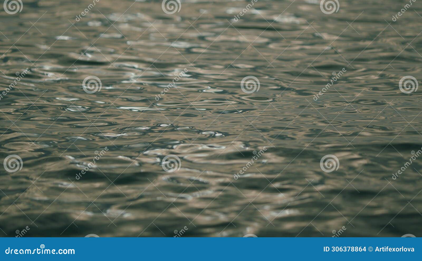 Texture Water Surface Small Waves Ripples at Sunset in Summer Evening ...