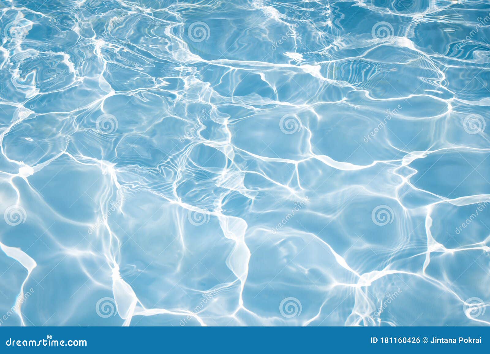 Texture of Water in Swimming Pool for Background Stock Photo - Image of ...