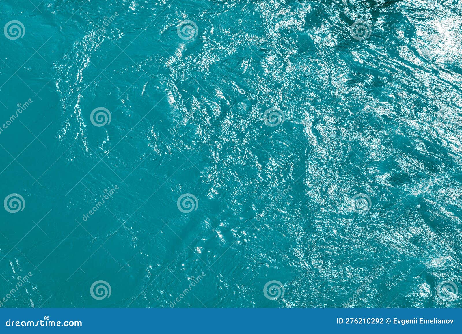 The Texture of the Waves of Blue Color of Fast-flowing Water in the ...