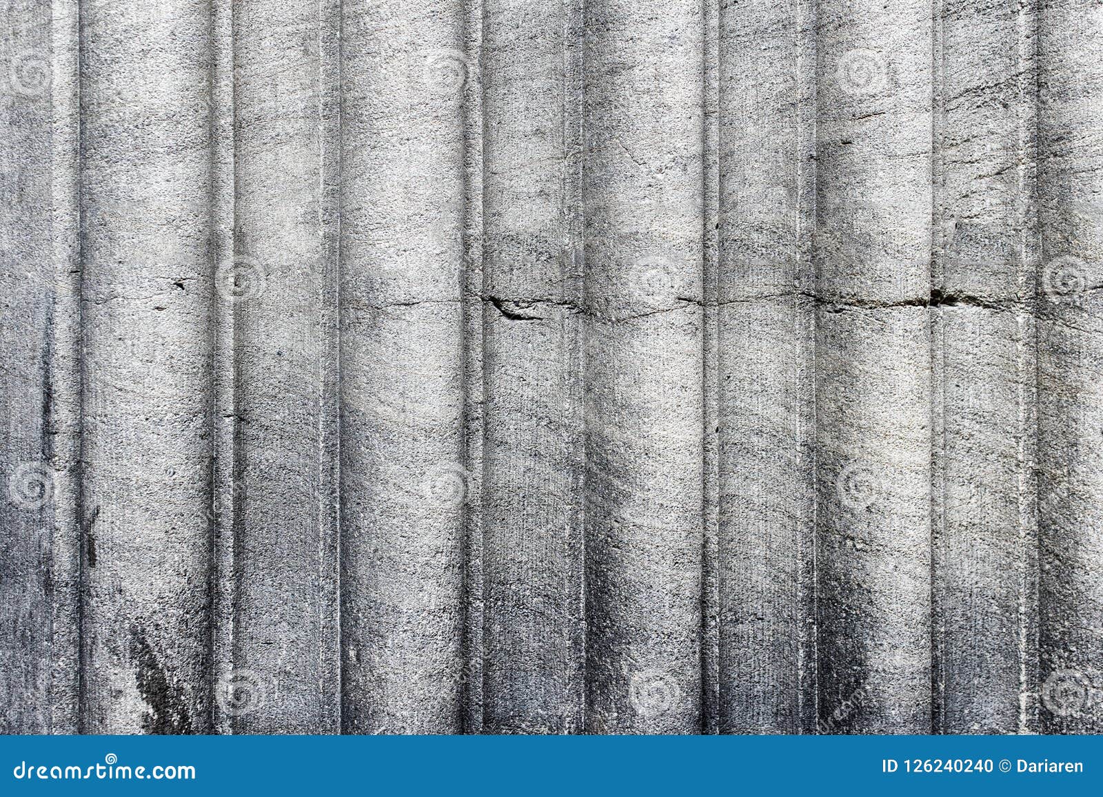 Texture of Wavy Concrete Gray Wall. Stock Photo - Image of grungy ...