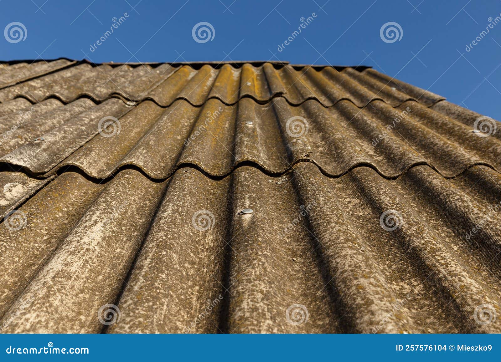 Texture of Wavy Old Roofing Slate Stock Photo - Image of material ...