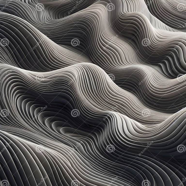 The Texture of the Wavy Surface is Wavy and Has a Pattern of Wavy Lines ...