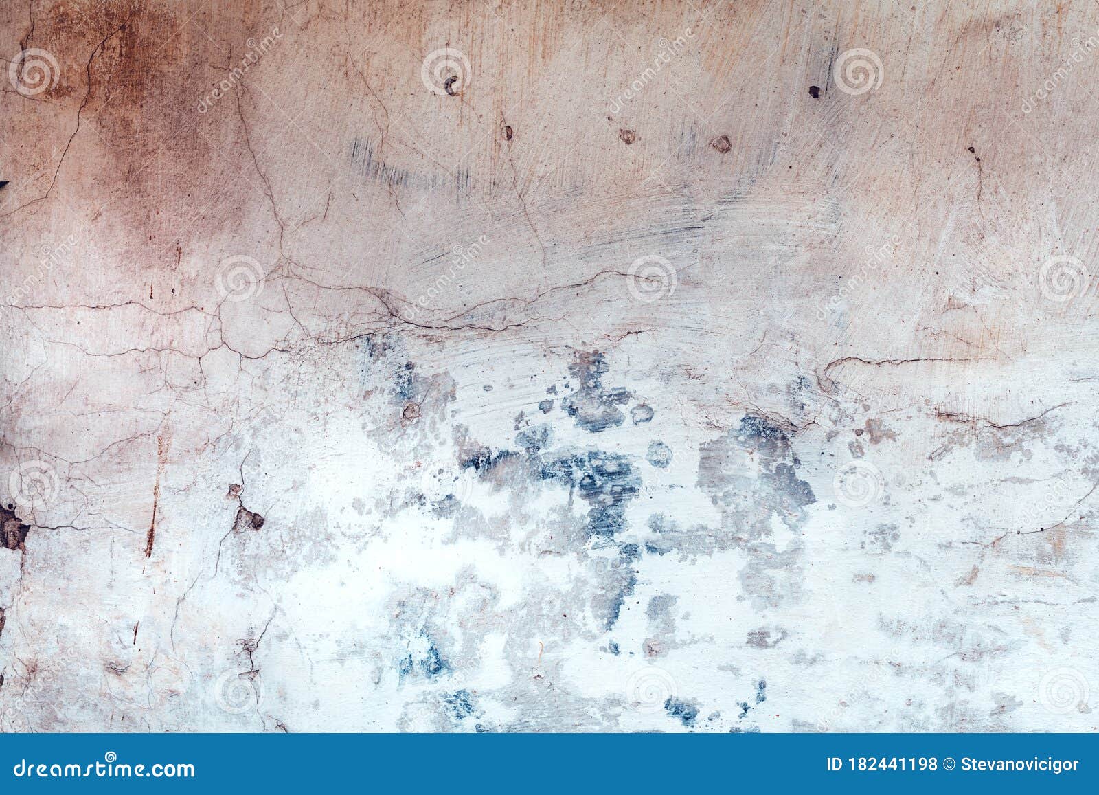 Texture of Weathered Cracked Rustic Wall Stock Photo - Image of rundown ...