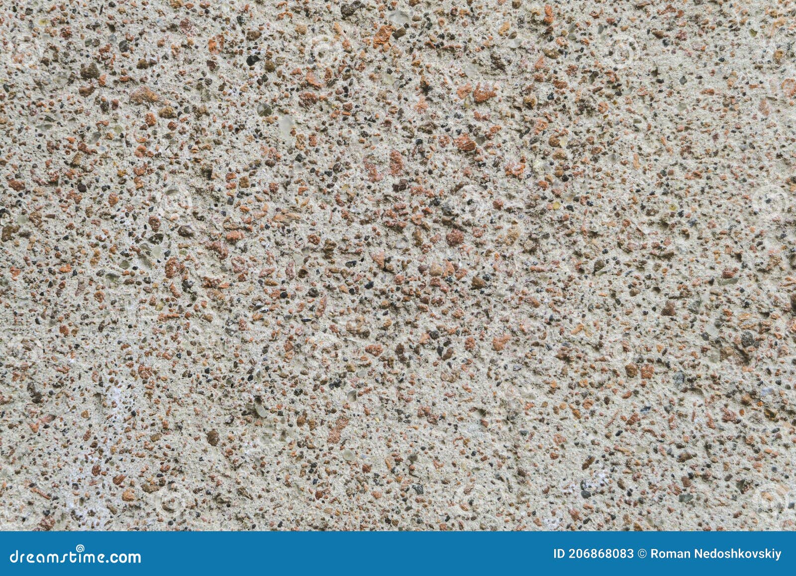 Texture of the Weathered Surface of a Monolithic Wall Made of Expanded ...