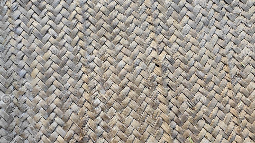 The Texture of the Weaving Mat Background Stock Photo - Image of ...