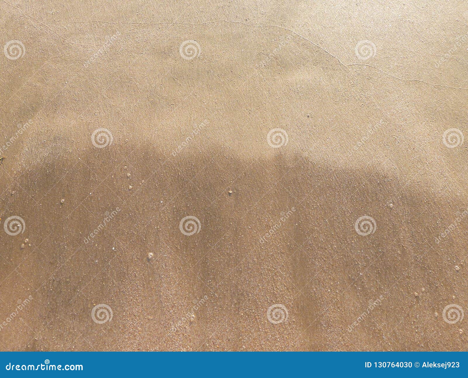The Texture of Wet and Dry Sand Stock Photo - Image of water, foam ...