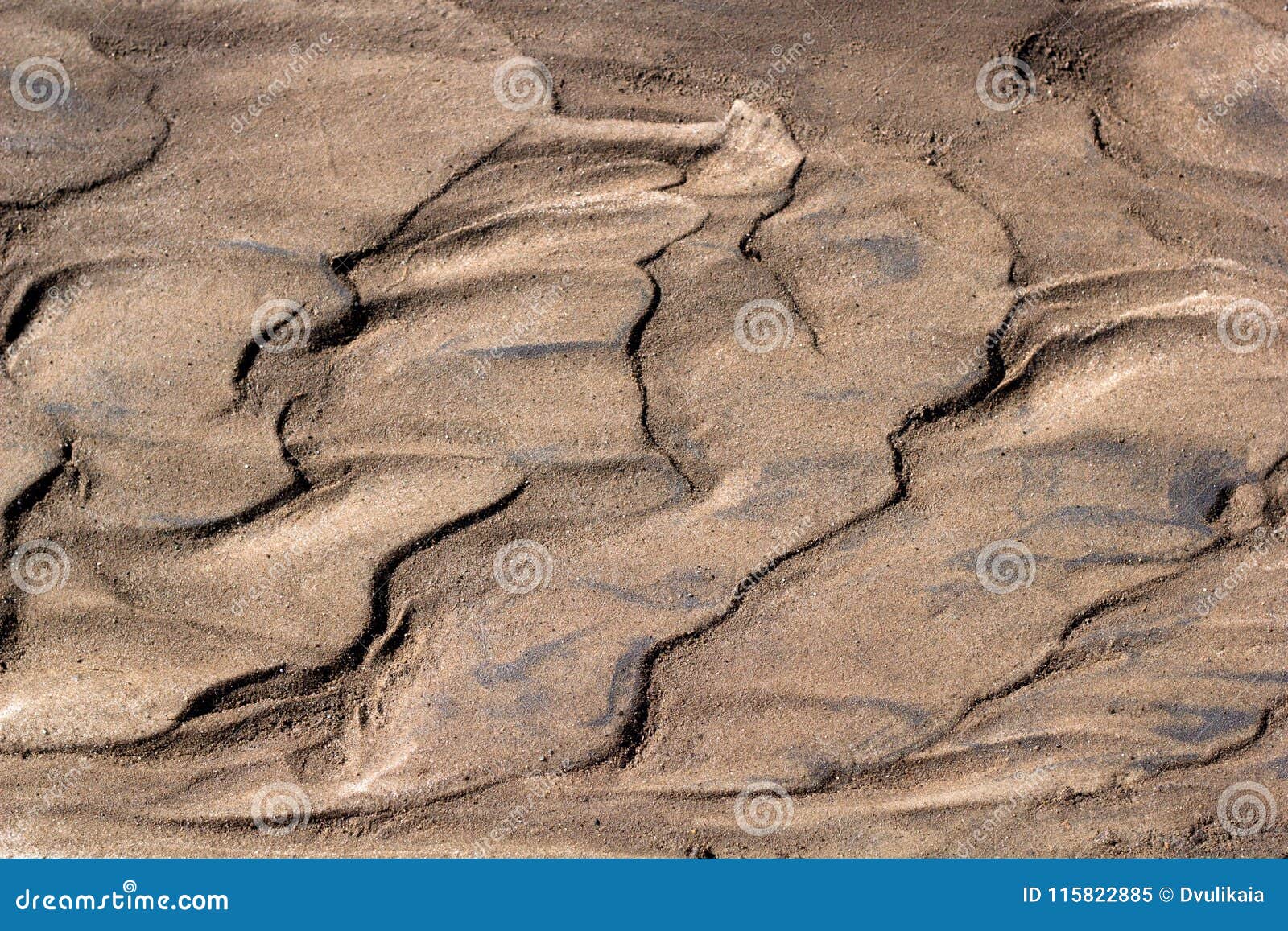 Texture of Wet Sand and Clay Stock Image - Image of environment ...