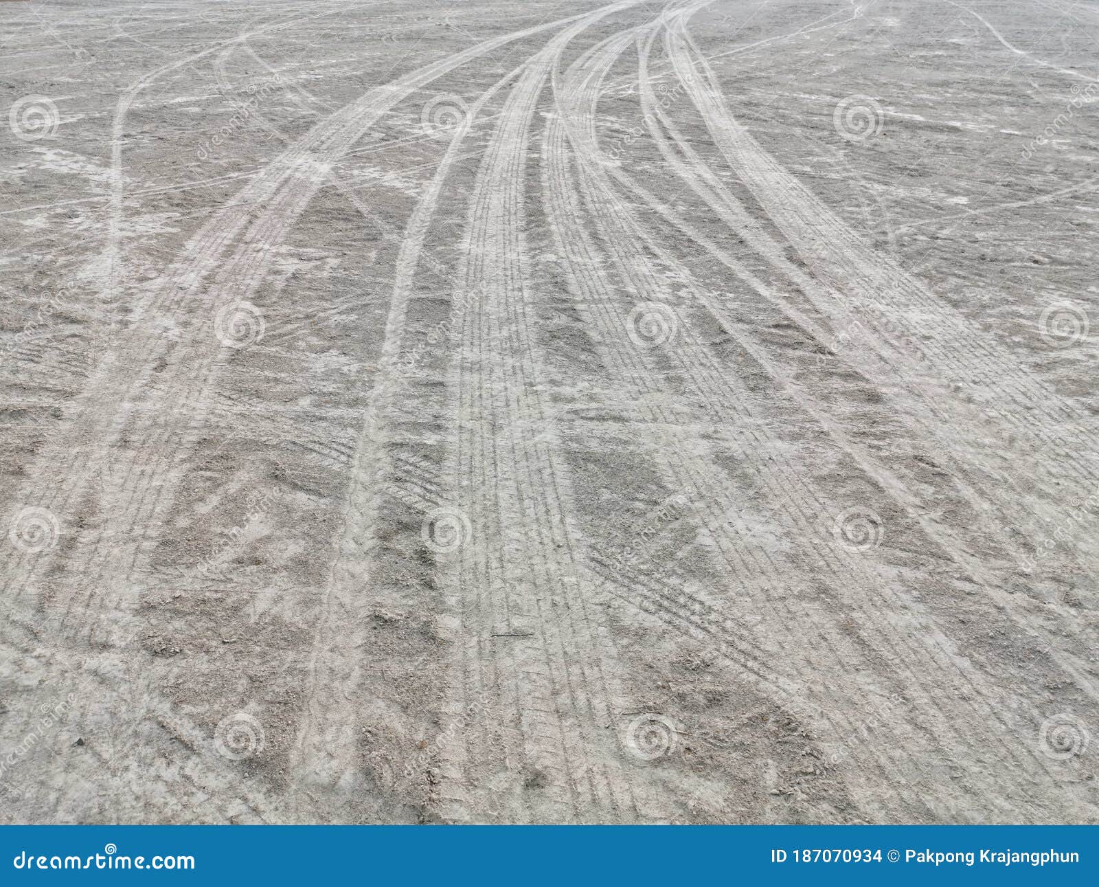 Texture of Wheel Marks on Soil Roads. Stock Photo - Image of freezing ...