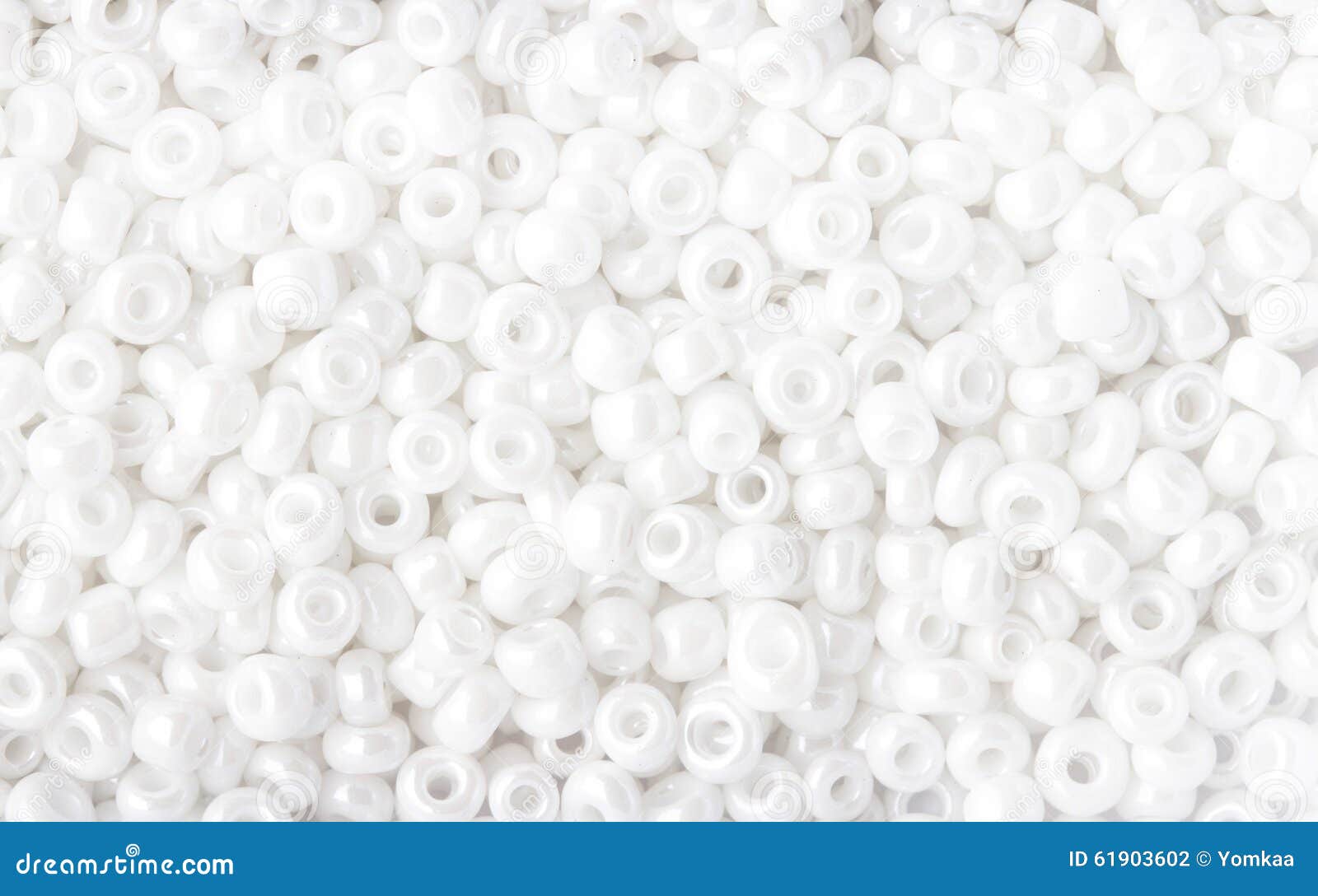 The Texture of White Beads. Stock Photo - Image of texture, hobby: 61903602