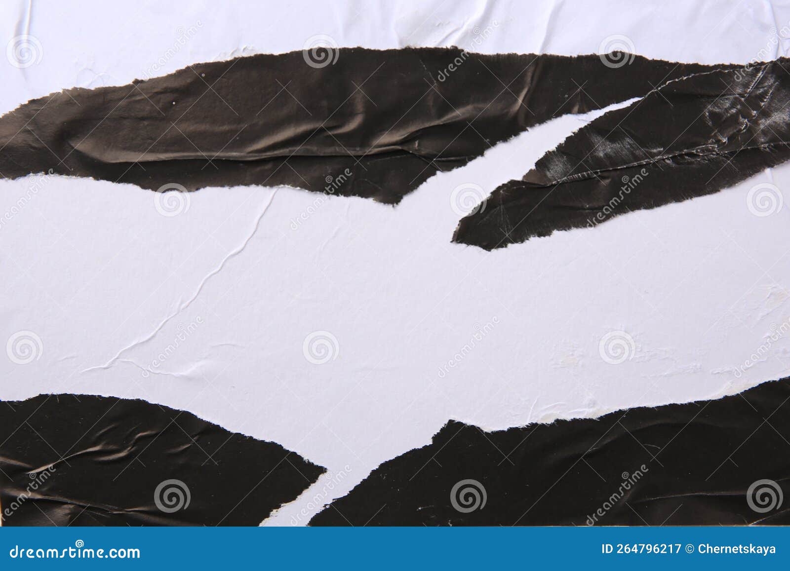 Texture of White and Black Ripped Paper Posters, Closeup Stock Image ...