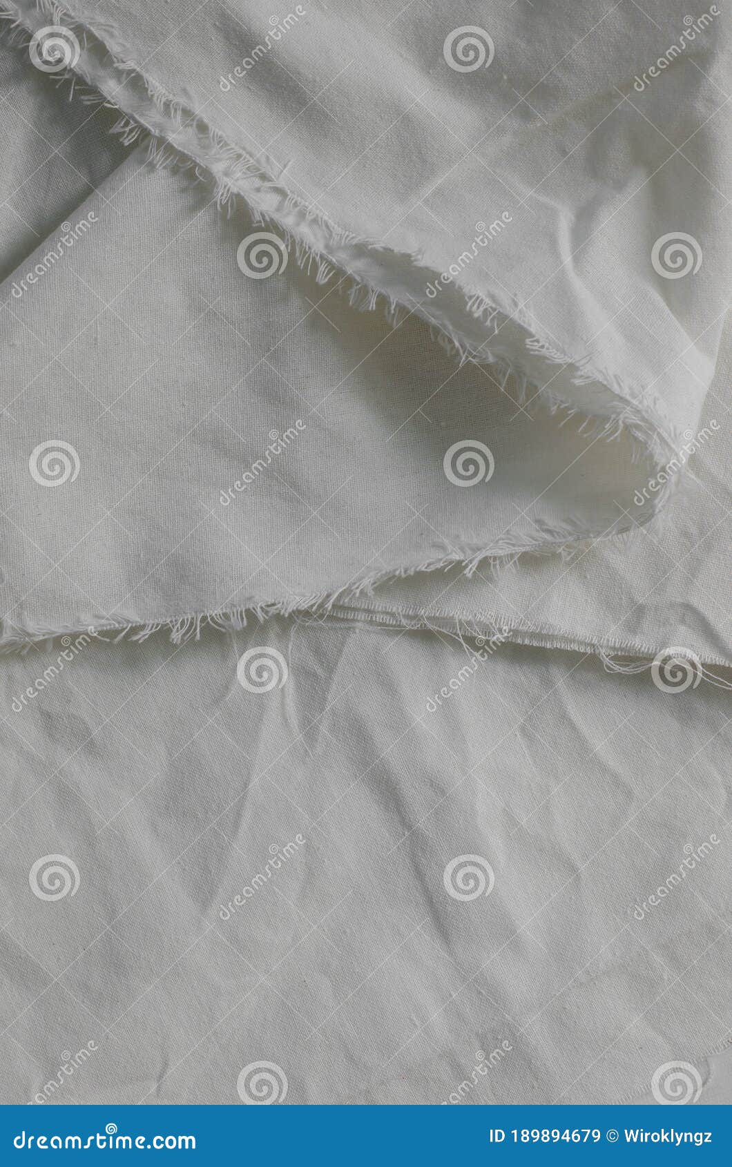 Texture of Crumpled White Calico Fabric. Stock Image - Image of fabric ...