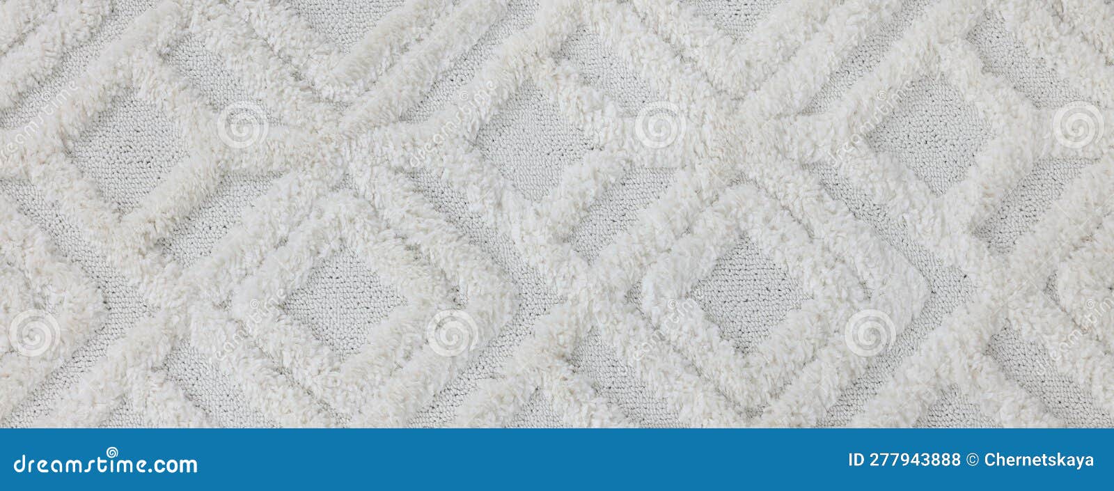 Texture of White Carpet with Beautiful Pattern As Background, Closeup ...
