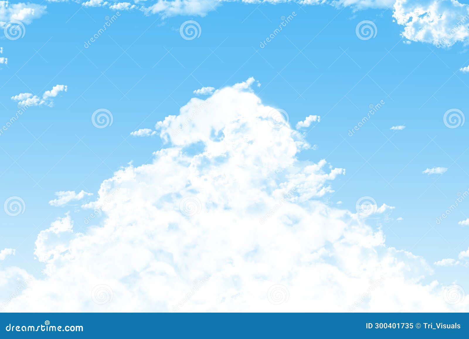 Texture White Clouds Towering Against the Gradation of the Blue Sky ...