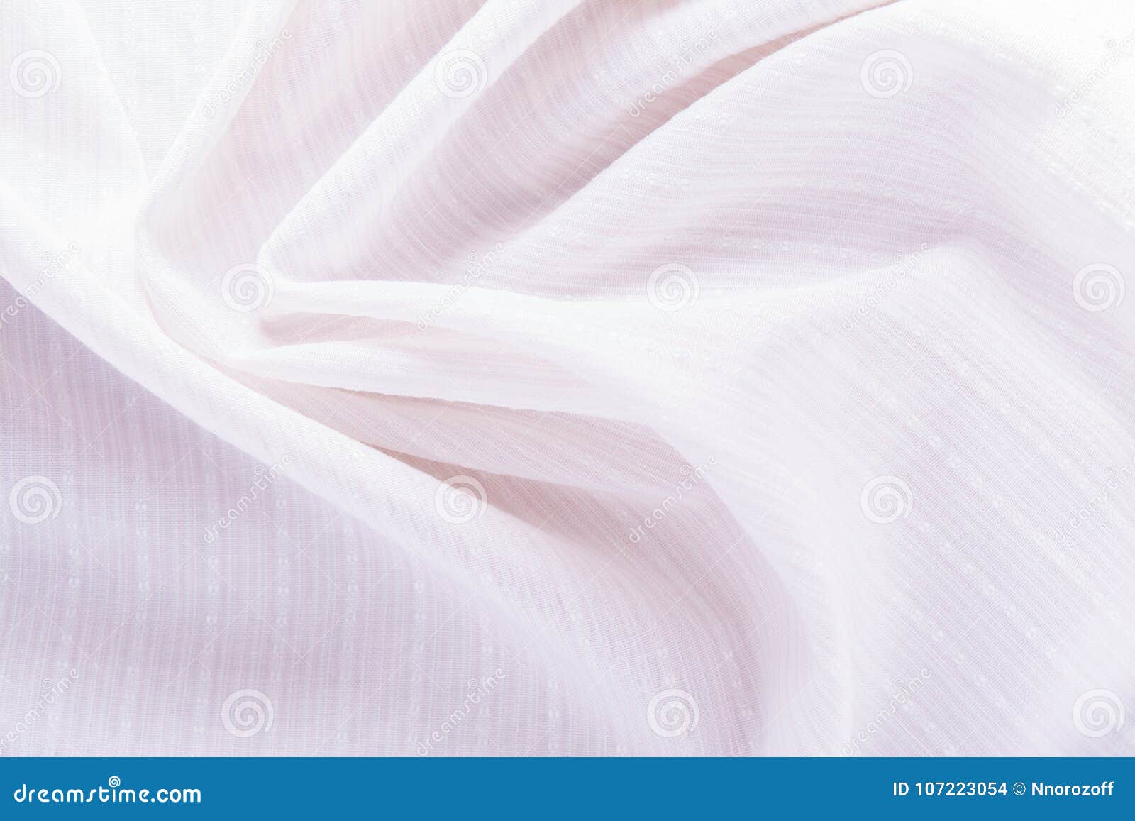 Texture of White Cotton Fabric with Arbitrary Bends and Wave, Abstract ...