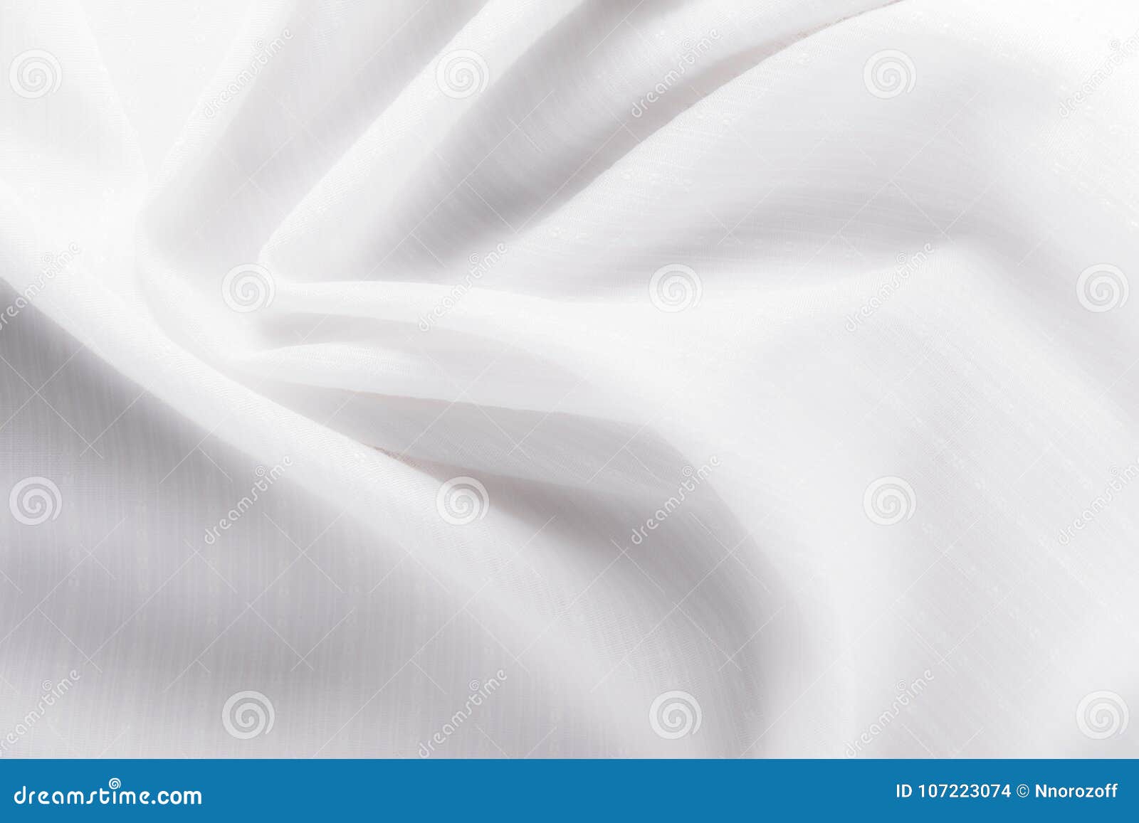Texture of White Cotton Fabric with Arbitrary Bends and Wave, Abstract ...