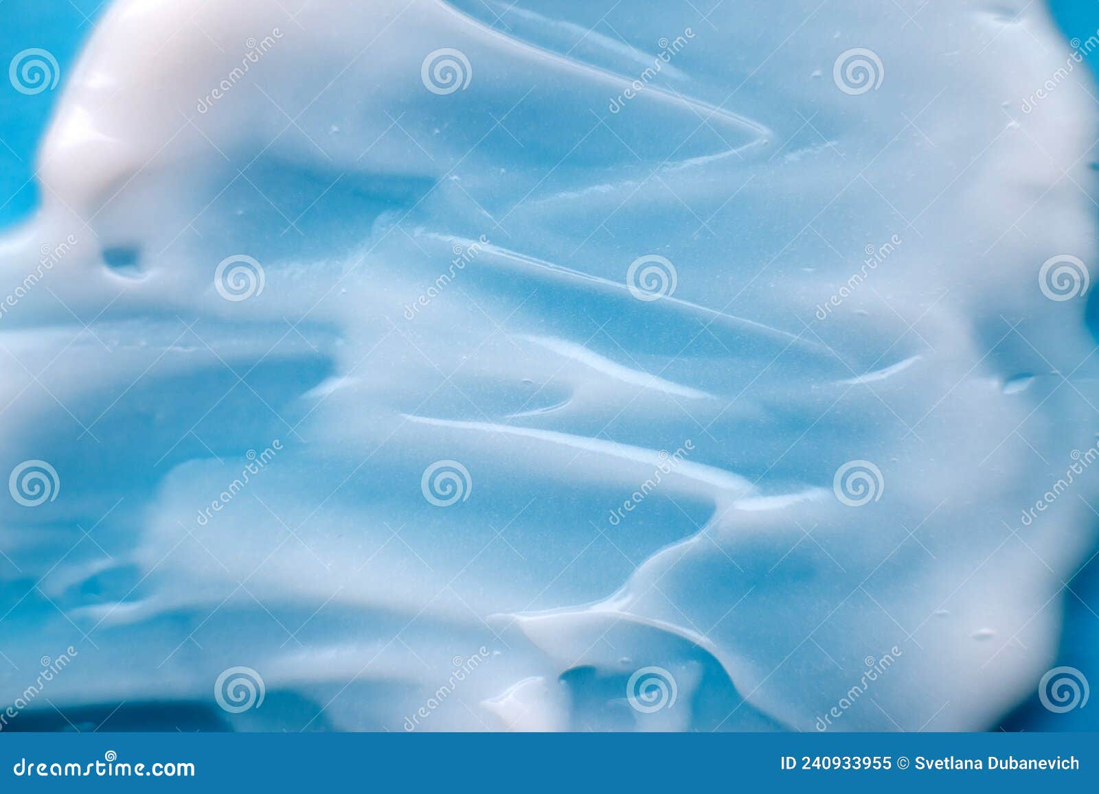 Texture of White Cream on a Blue Background Stock Image - Image of ...
