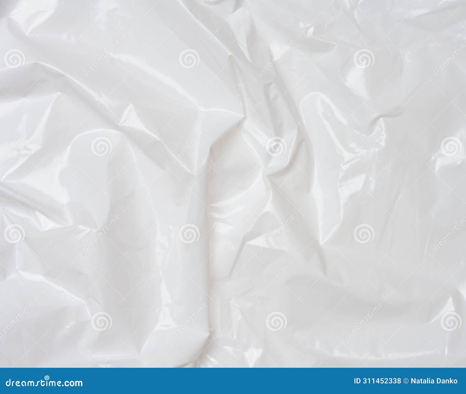 Texture of White Crumpled Cellophane, Full Frame Stock Photo - Image of ...