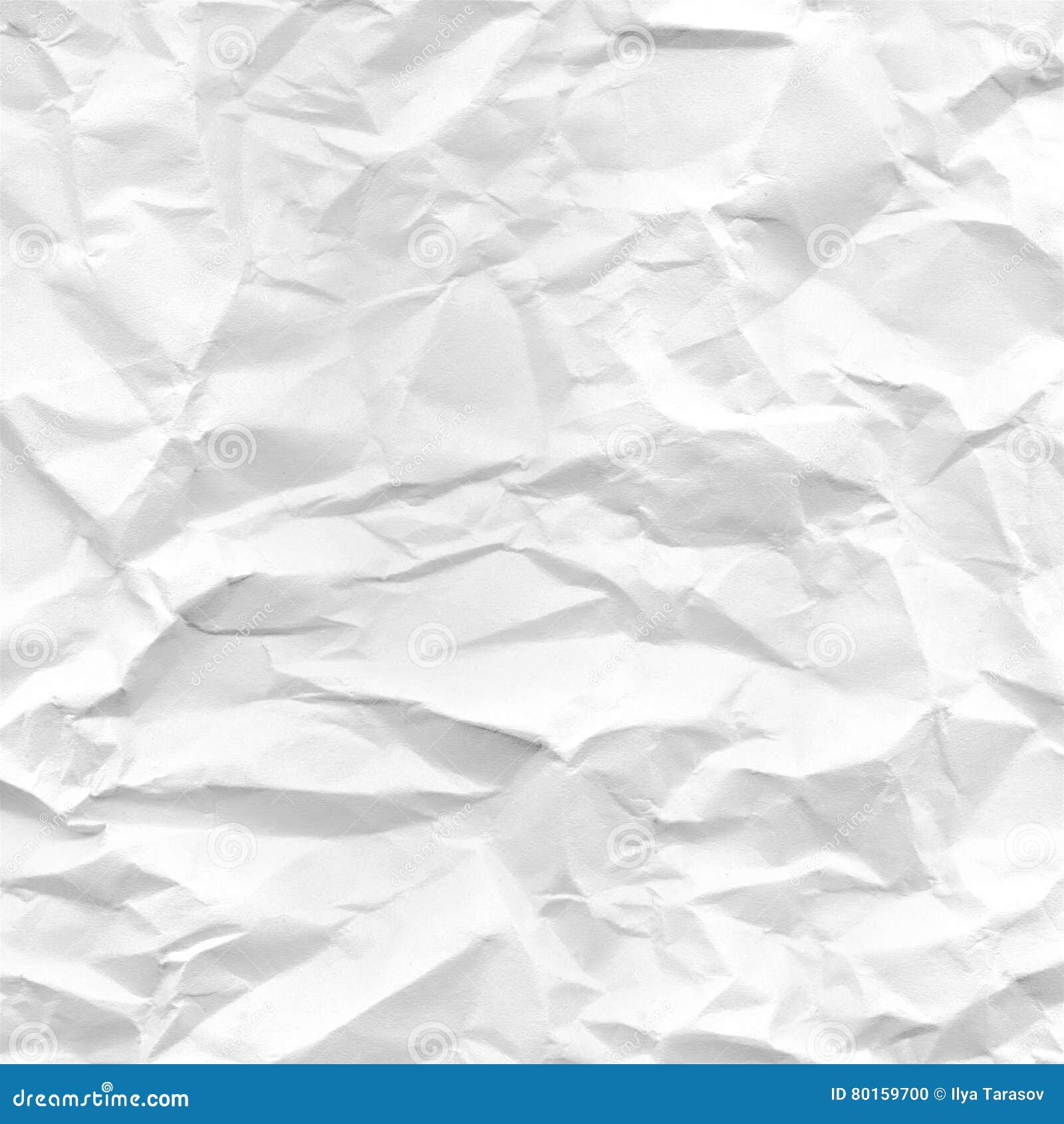Texture of White Crumpled Paper Stock Photo - Image of butcher, frame ...