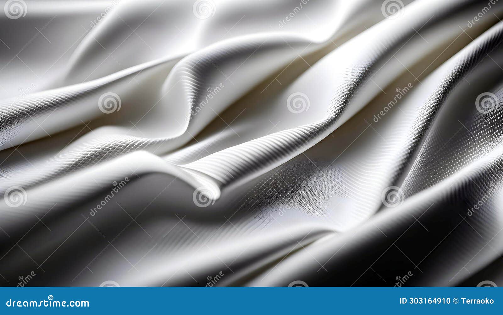 Texture of White Crumpled Tablecloth (bed Linen). Background for ...