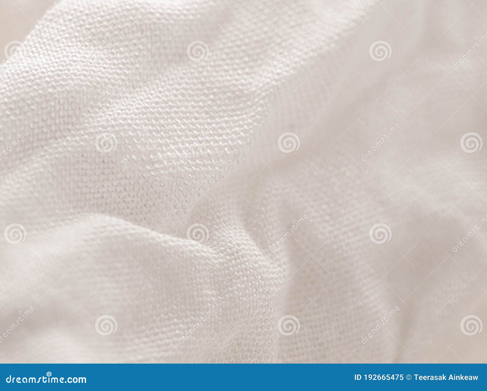 Texture of White Fabric Shows a Soft, Comfortable Feel. Abstract ...