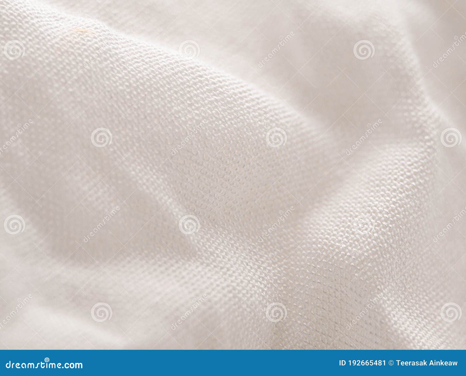 Texture of White Fabric Shows a Soft, Comfortable Feel. Abstract ...