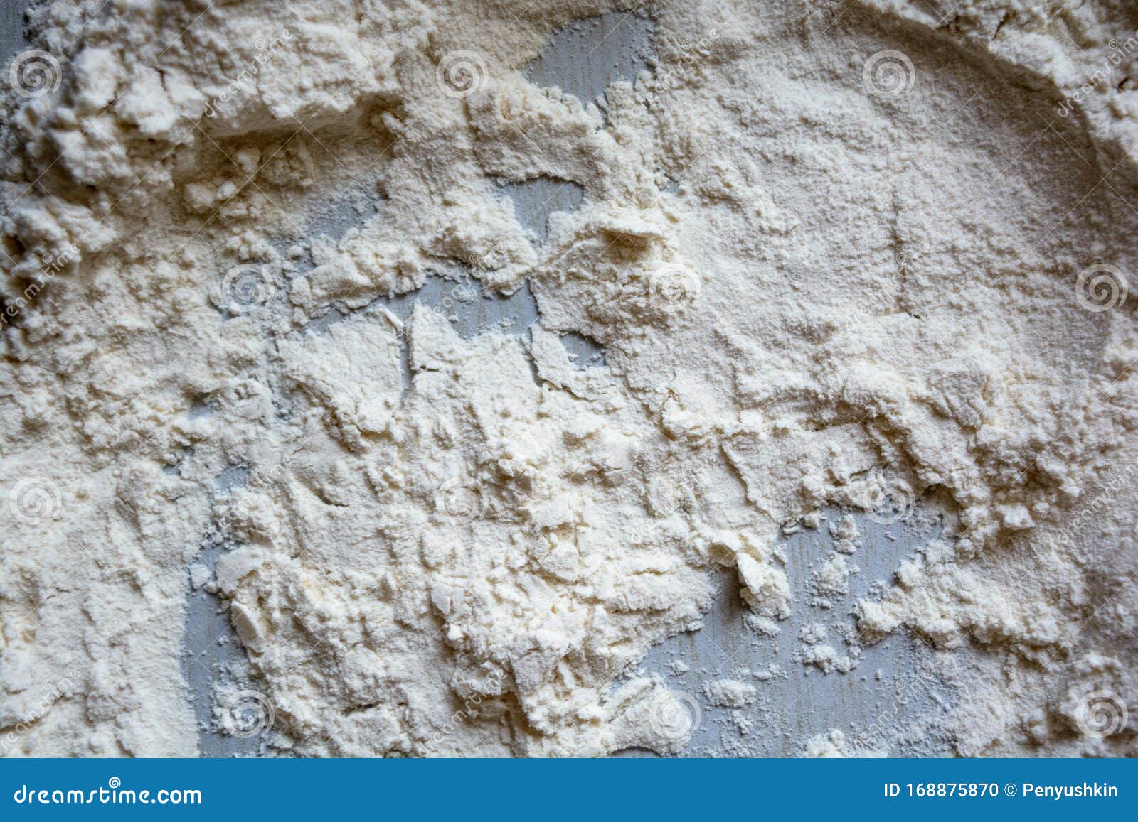 Texture from white flour stock photo. Image of baker - 168875870