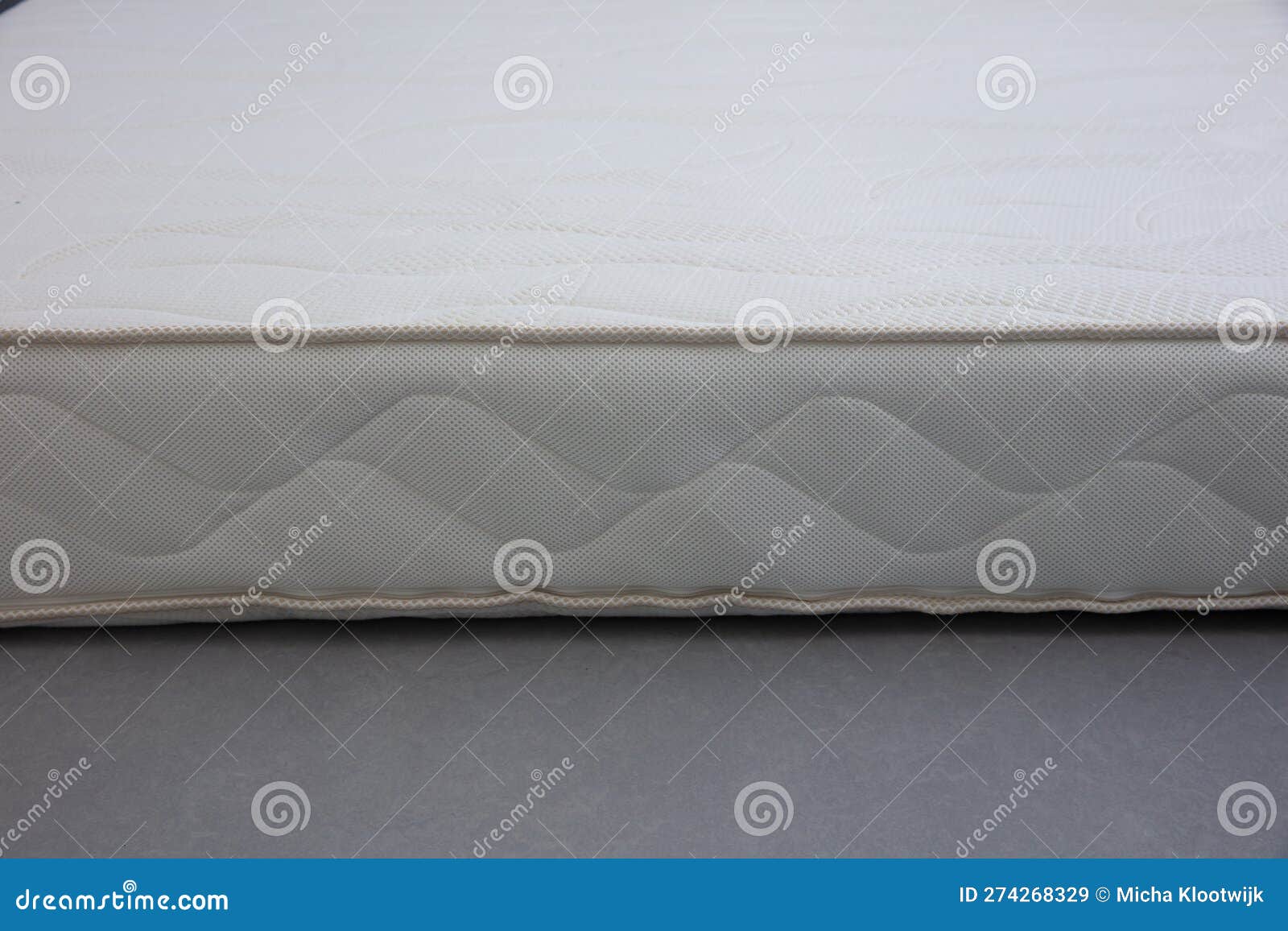 Texture of White Mattress Bed Background Stock Image - Image of ...