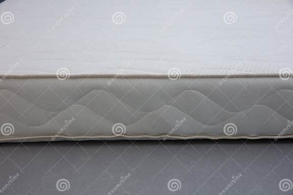 Texture of White Mattress Bed Background Stock Image - Image of ...