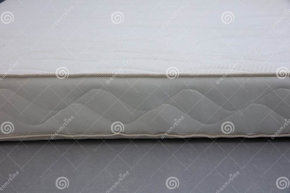 Texture of White Mattress Bed Background Stock Image - Image of ...