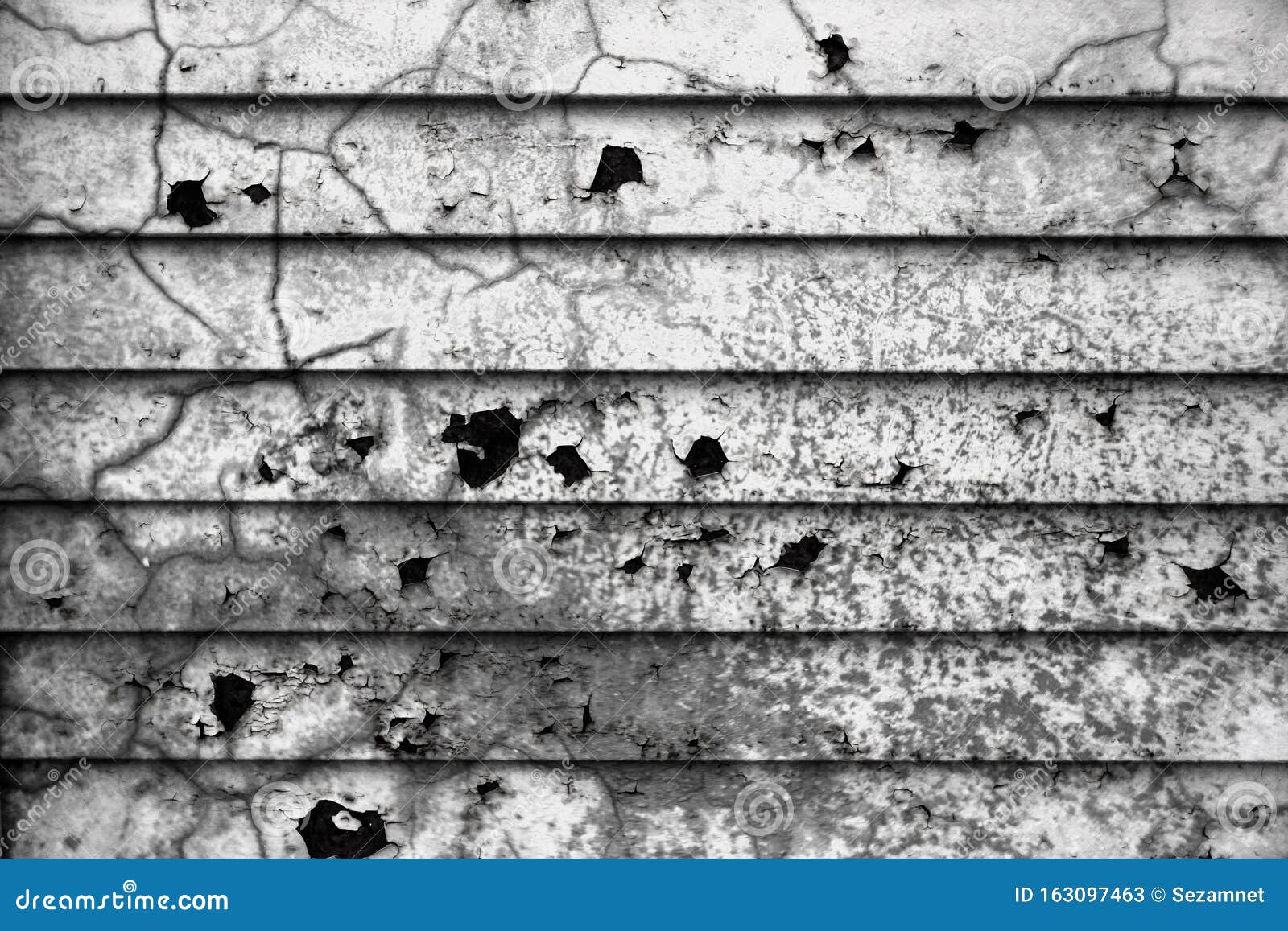 Texture of the White Metal Grate Rust Holes Cracks Grunge Stock Image ...