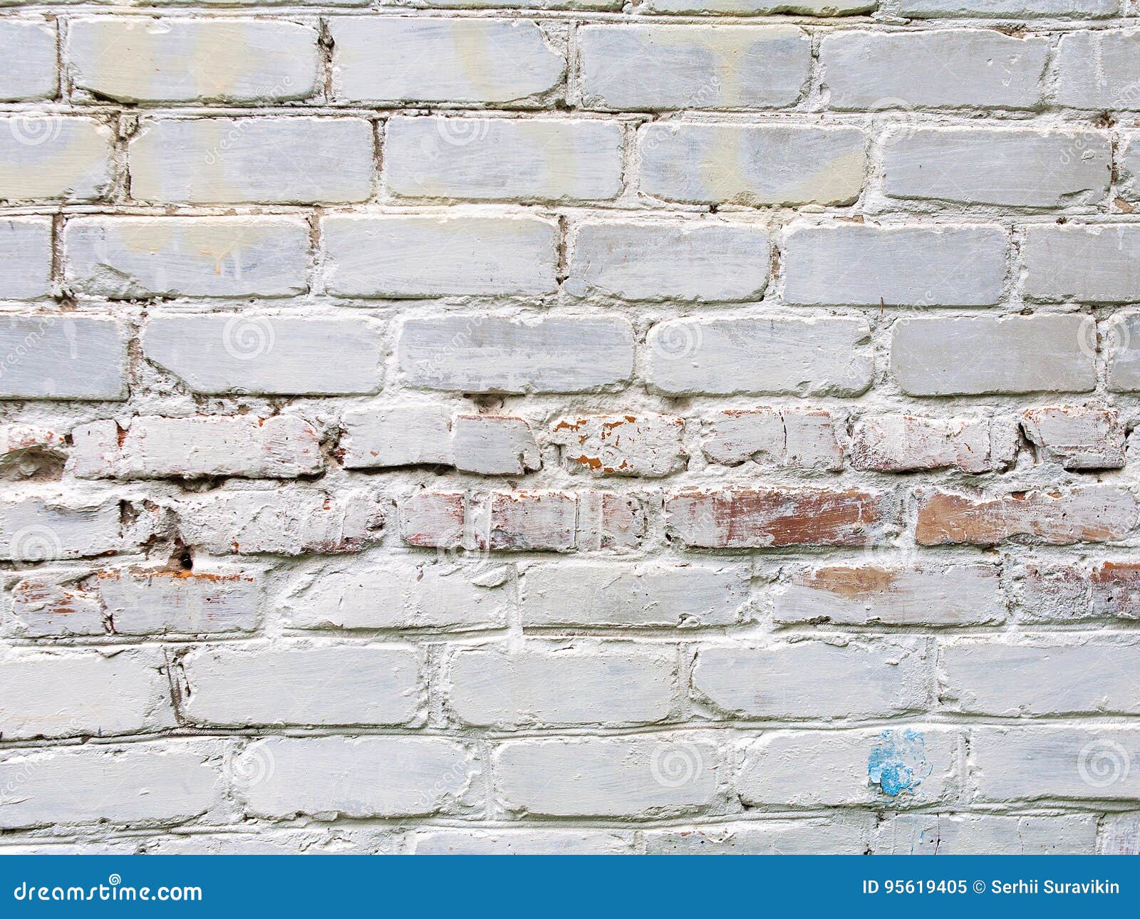 Texture of White Painted Brick Stock Image - Image of composition ...